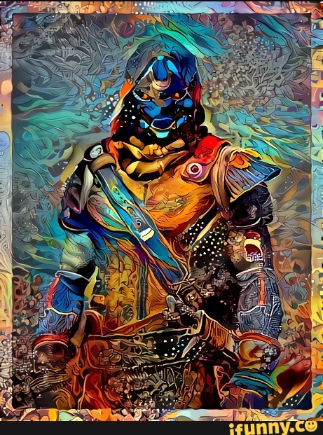 Added some style to Cayde's card - iFunny