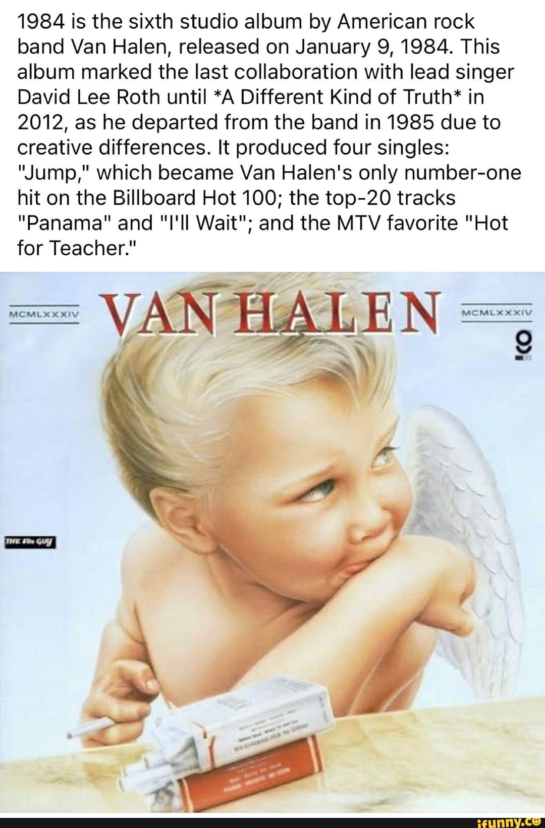 1984 is the sixth studio album by American rock band Van Halen ...