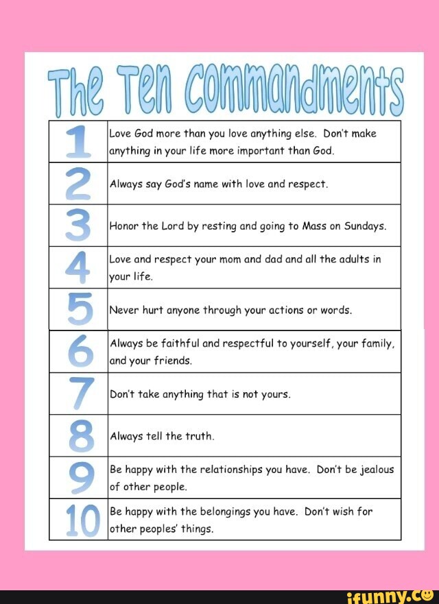 Love God More Than You Love Anything Else Don T Make Lanything In Your