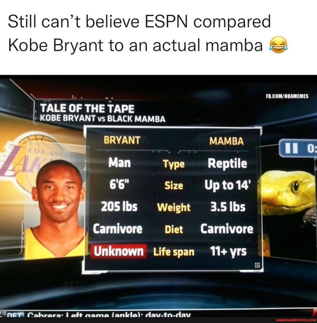 Legend 🐍 📌 #DUNK ( via @nbamemes_official ) - Still can't believe ESPN ...