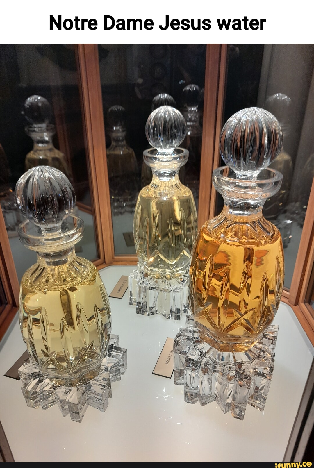 Notre Dame Jesus water - iFunny