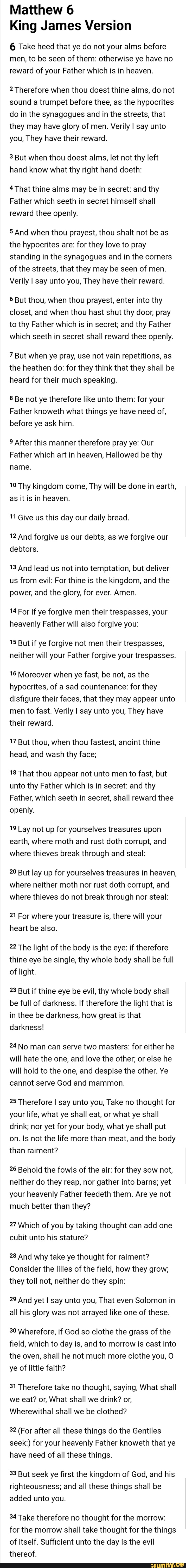 Matthew 6 King James Version 6 Take Heed That Ye Do Not Your Alms matthew-6-king-james-version-6-take-heed-that-ye-do-not-your-alms
