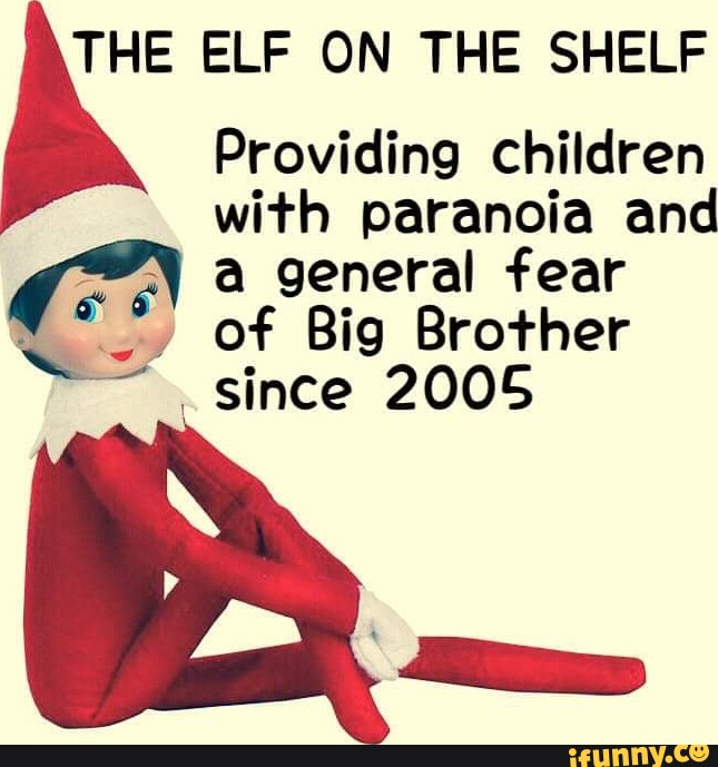 THE ELF ON THE SHELF Providing children with paranoia and general fear ...