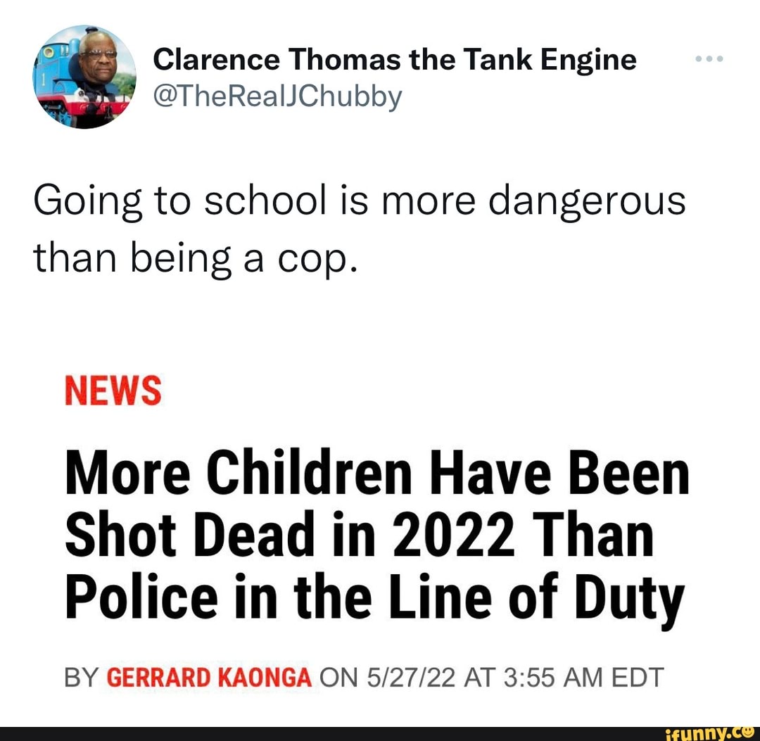 Clarence Thomas the Tank Engine @TheRealJChubby Going to school is more ...