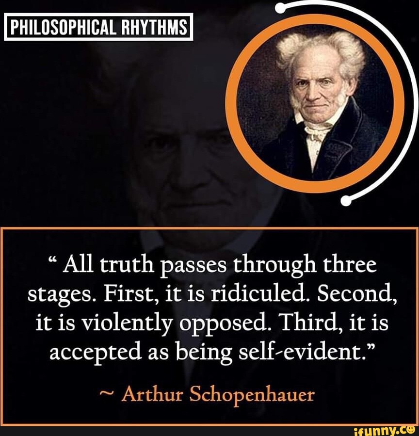 PHILOSOPHICAL RHYTHMS " All truth passes through three stages. First ...