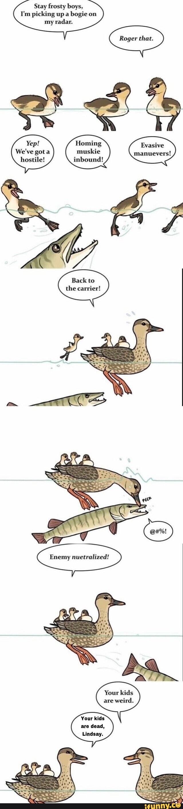 Stay frosty boys, I'm picking up a bogie on my radar. Roger that. Yep ...