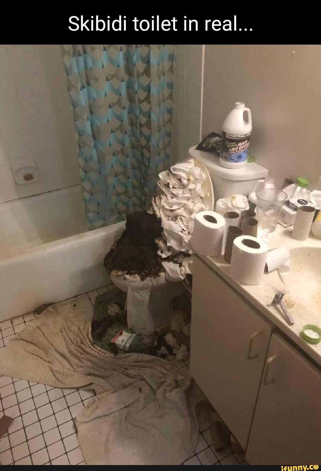 Skibidi toilet in real... - iFunny