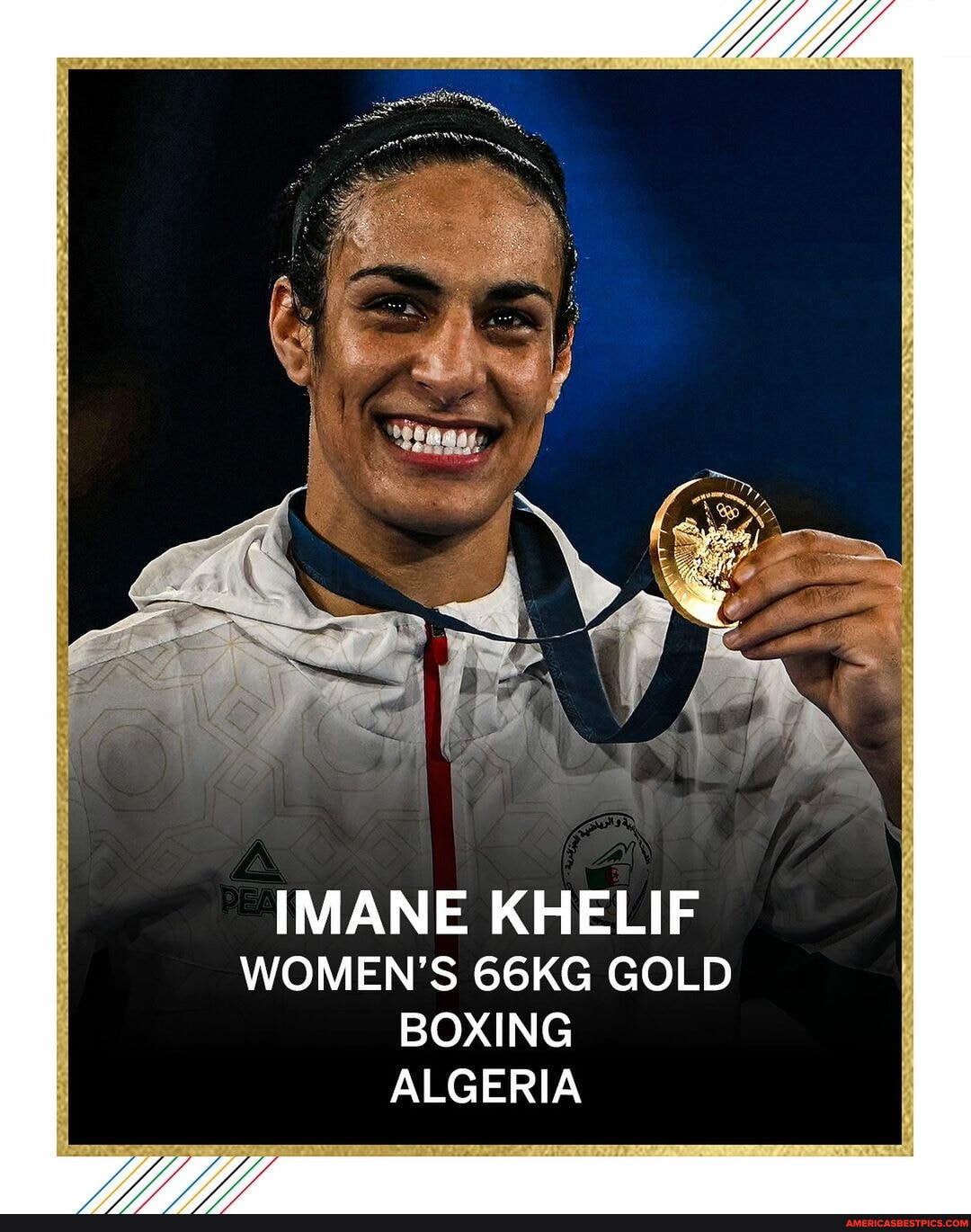 A HISTORIC GOLD MEDAL FOR ALGERIA 🥇 Imane Khelif secures the first gold ...