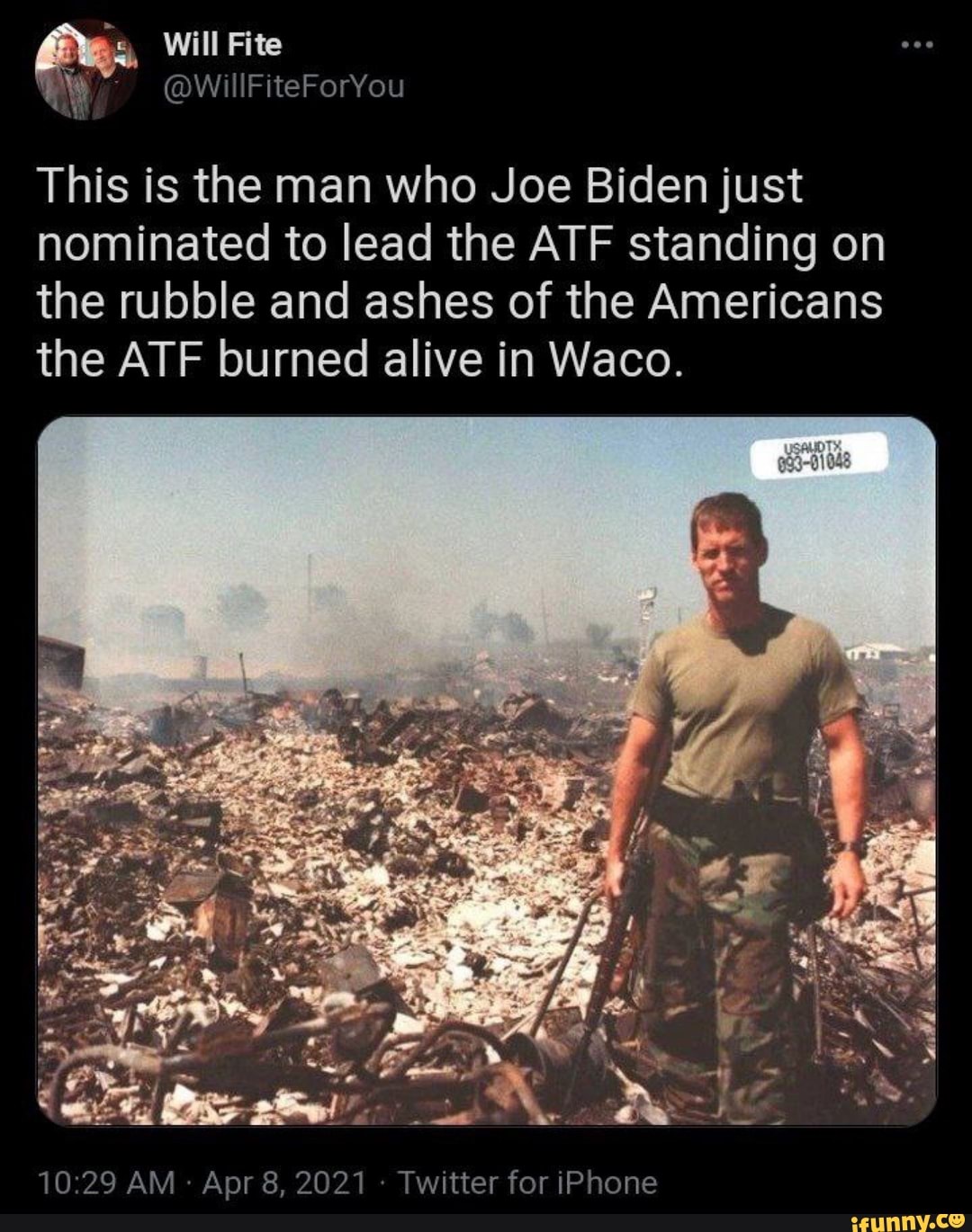 This is the man who Joe Biden just nominated to lead the ATF standing ...