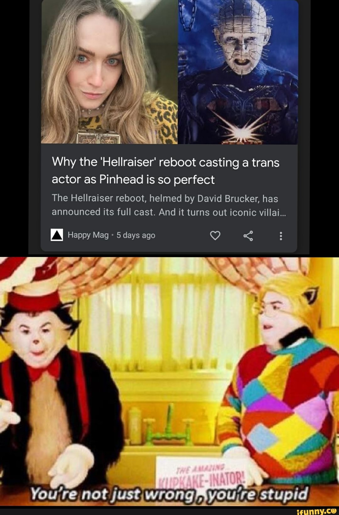 Why the 'Hellraiser' reboot casting a trans actor as Pinhead is so ...