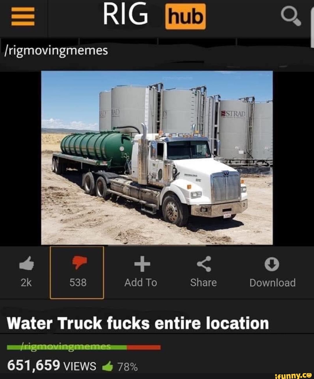 Watertruck memes. Best Collection of funny Watertruck pictures on iFunny
