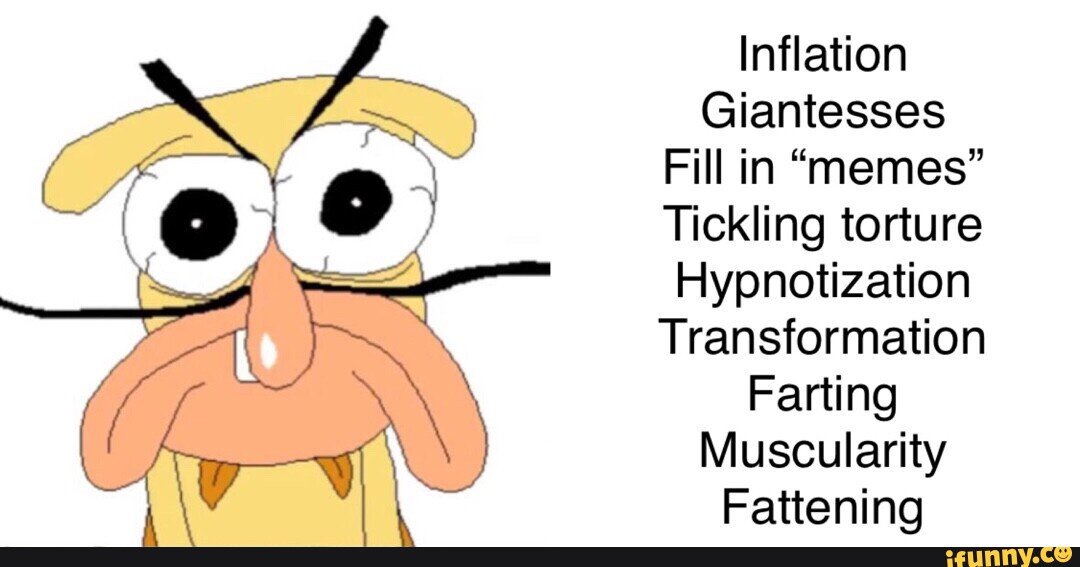 Inflation Giantesses Fill in "memes" Tickling torture Hypnotization ...