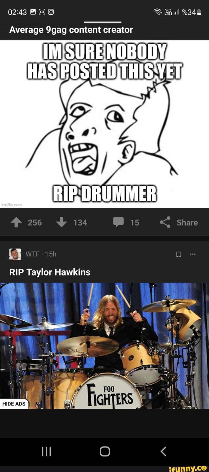 Taylor_hawkins memes. Best Collection of funny Taylor_hawkins pictures ...