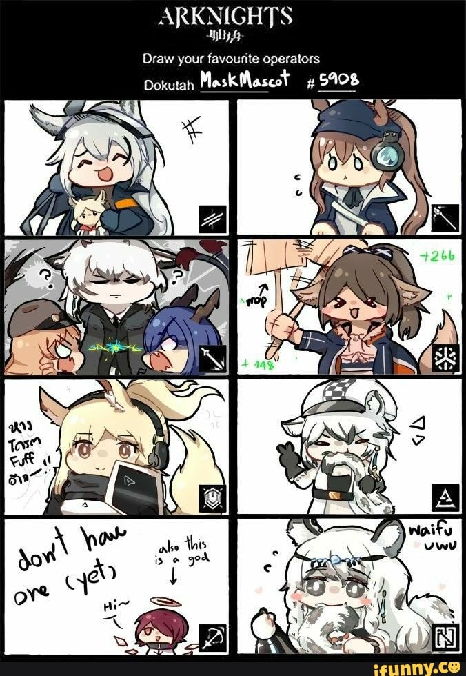 Ss Draw your favourite operators Dokutah MaskMascot - iFunny