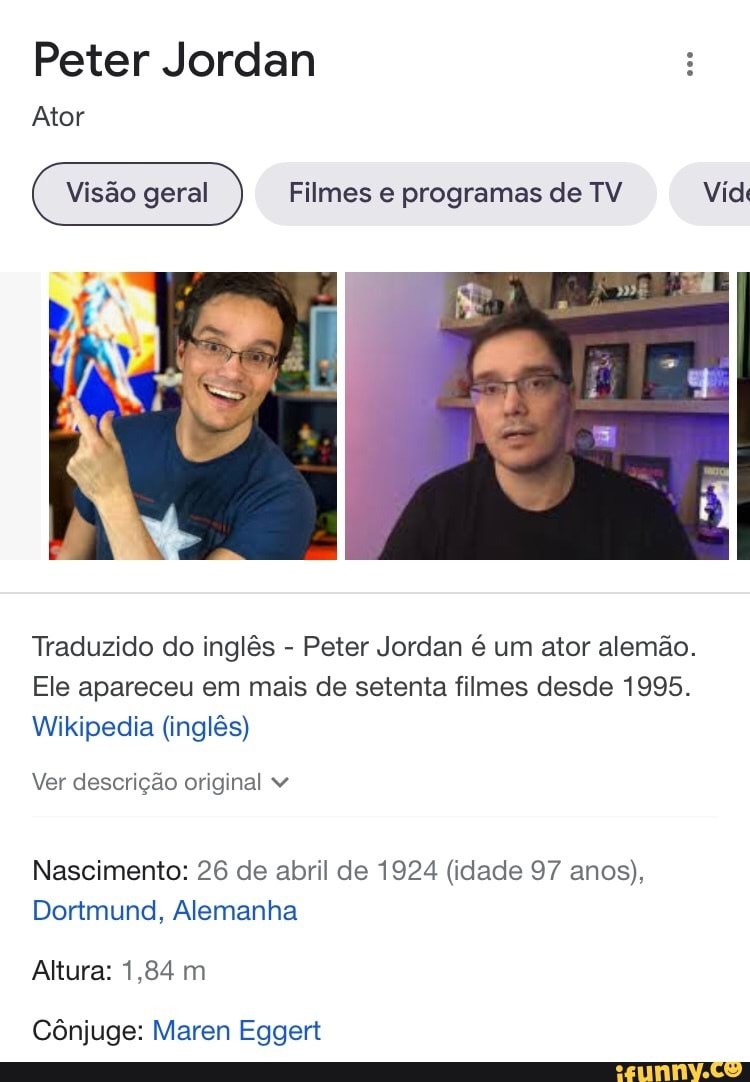 Peter Jordan Ator Filmes e programas de TV Vide Traduzido do inglês ...