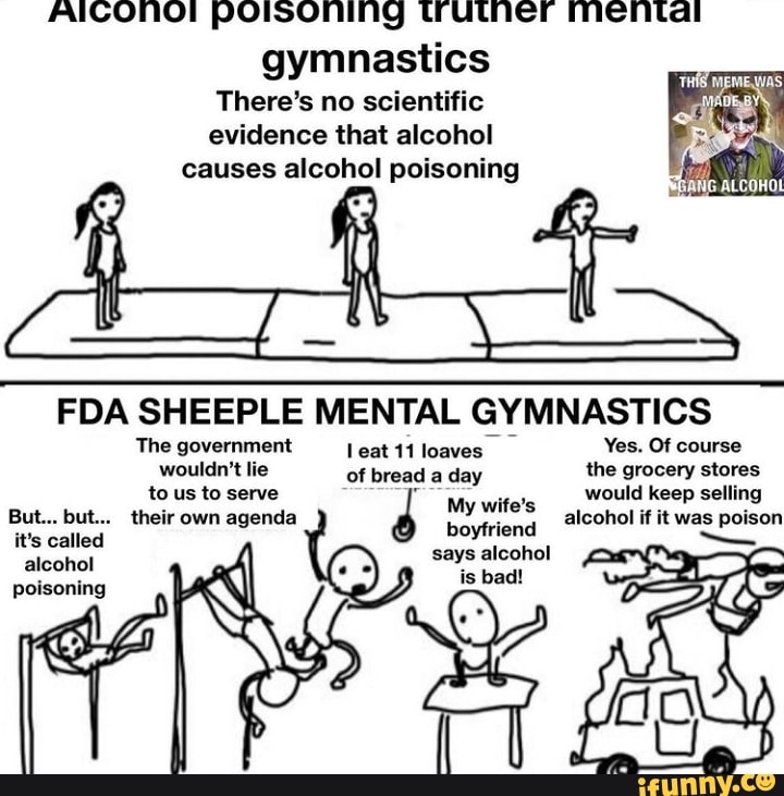 AICONO! POIsoning mental THIS MEME.WAS gymnastics There's no scientific ...