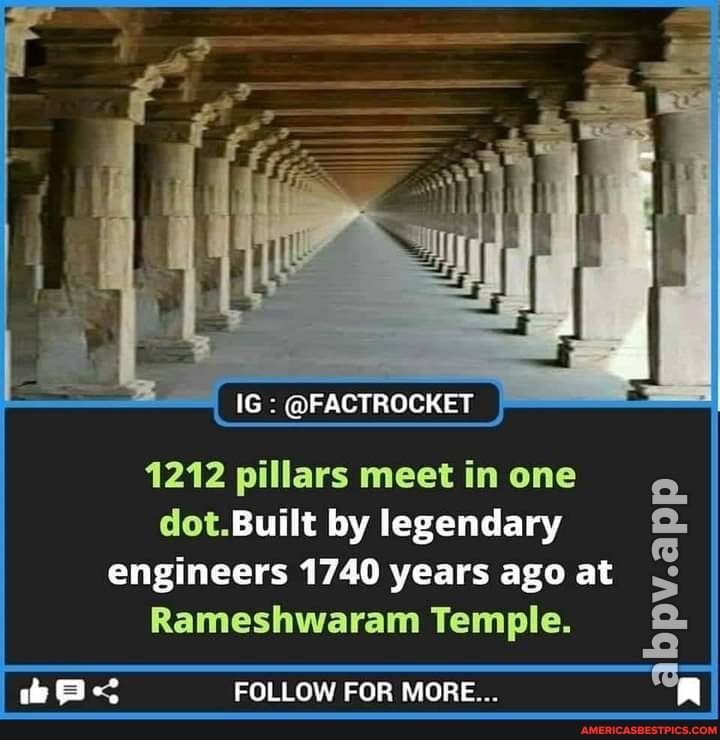 @FACTROCKET 1212 pillars meet in one Built by legendary engineers 1740 ...