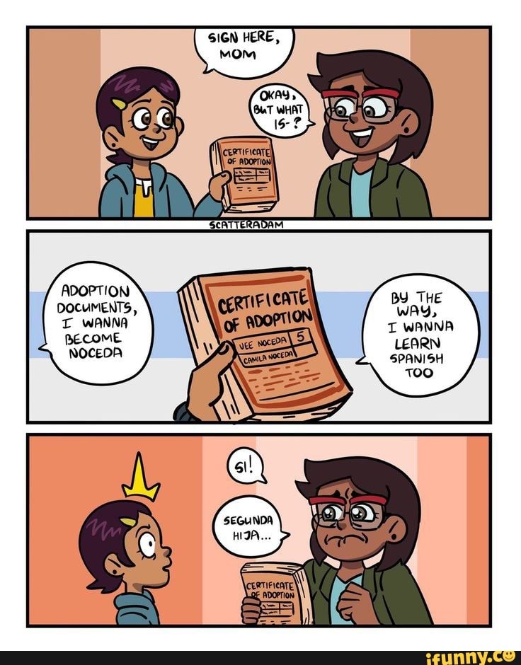 Learning Spanish Comic