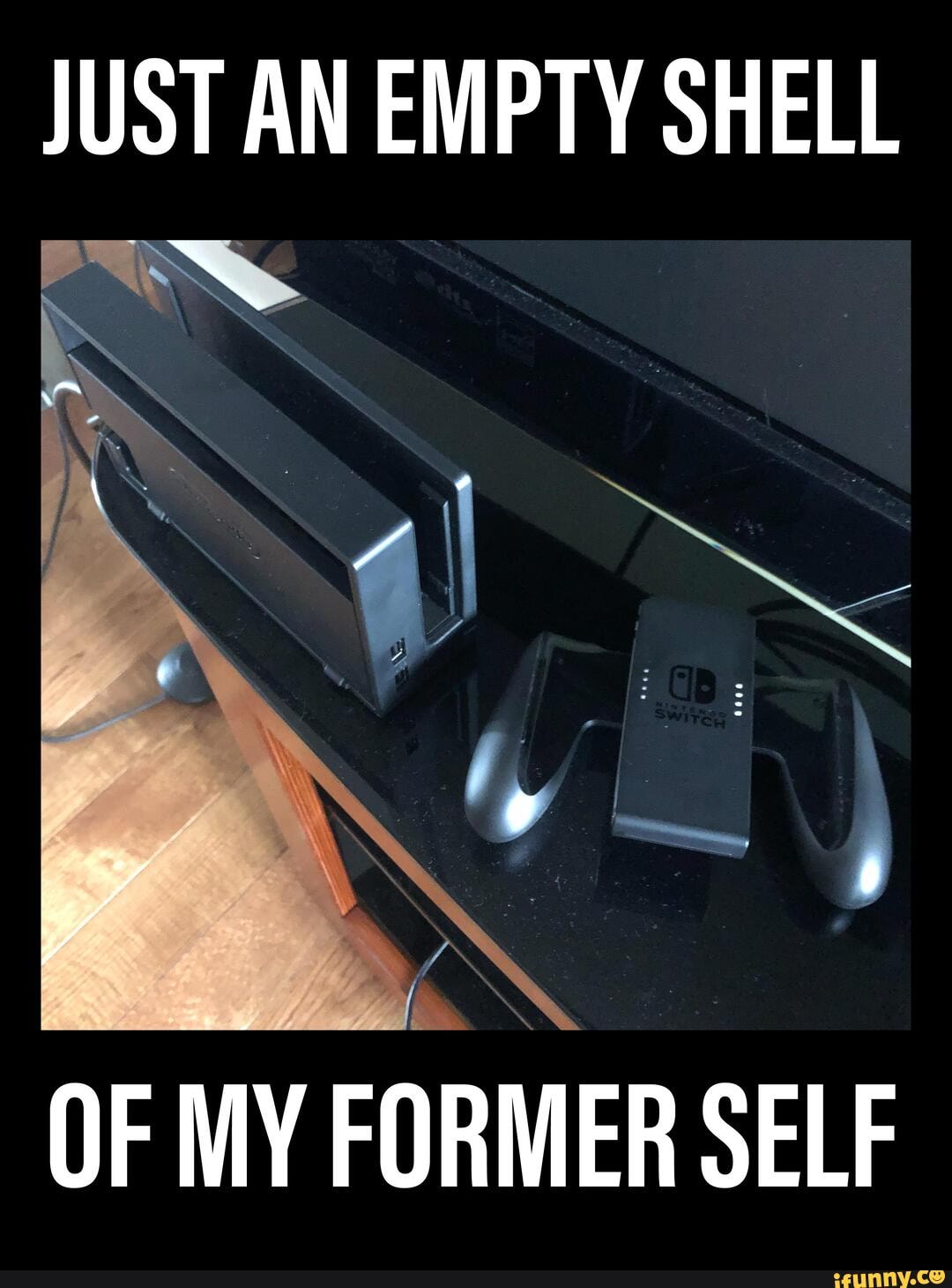JUST AN EMPTY SHELL OF MY FORMER SELF - iFunny