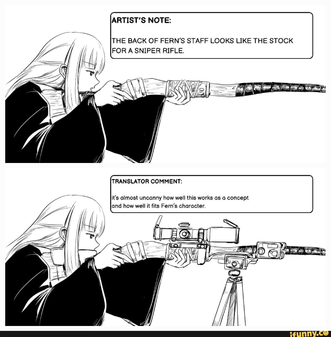 ARTIST'S NOTE: THE BACK OF FERN'S STAFF LOOKS LIKE THE STOCK FOR A ...