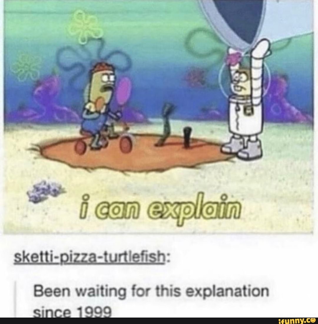 Sketti-pizza-turtiefish: Been waiting for this explanation since 1999 ...