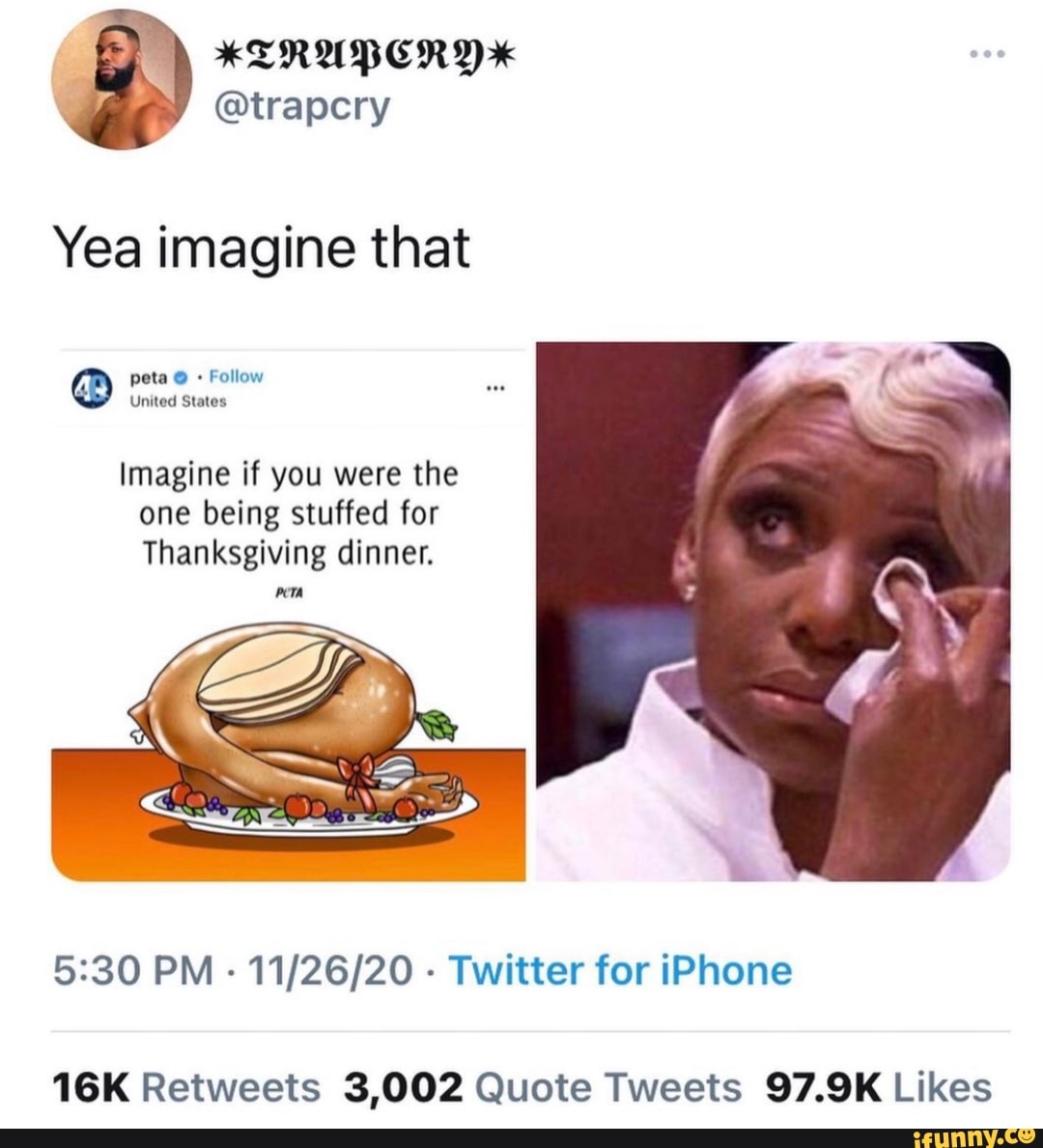 Yea imagine that @ peta United Follow States United States Imagine if ...