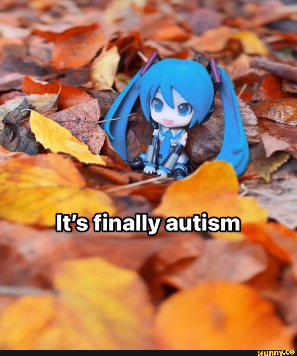 It's finally autism - iFunny
