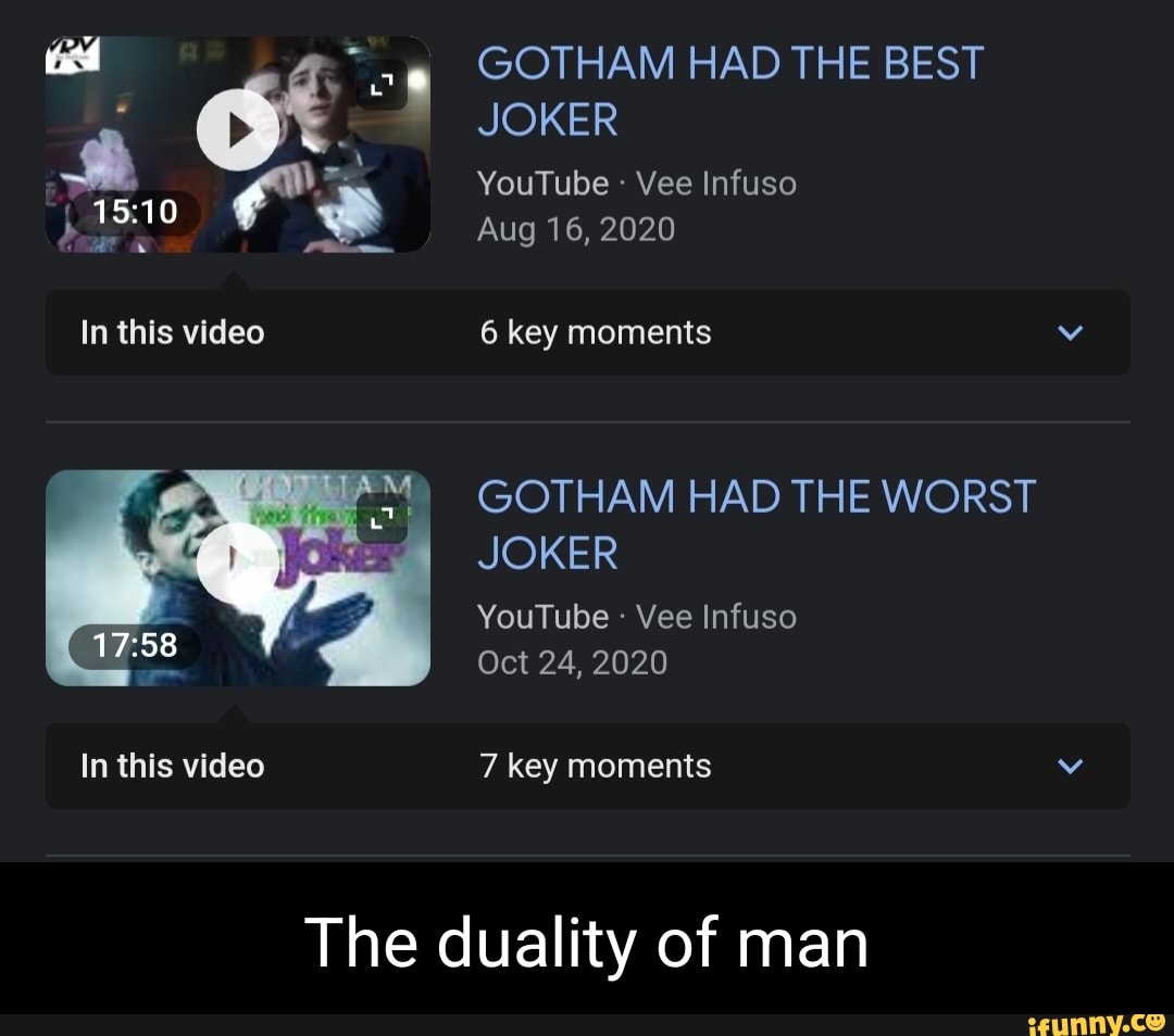 GOTHAM HAD THE BEST JOKER YouTube Vee Infuso Aug 16, 2020 In this video ...