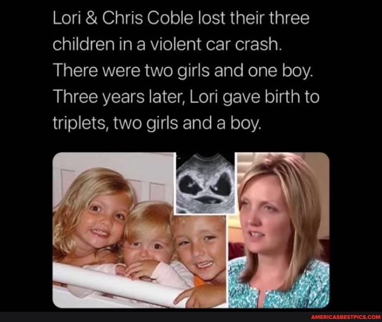Lori & Chris Coble lost their three children in a violent car crash ...