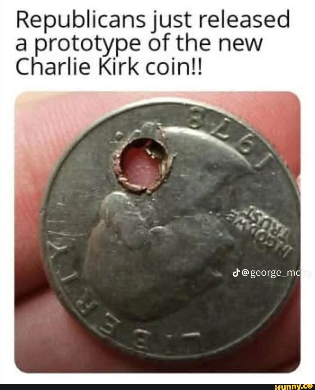 Republicans just released a prototype of the new Charlie Kirk coin ...
