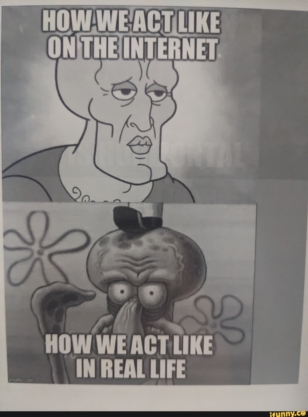 HOW WE ACT LIKE IN REAL LIFE - iFunny