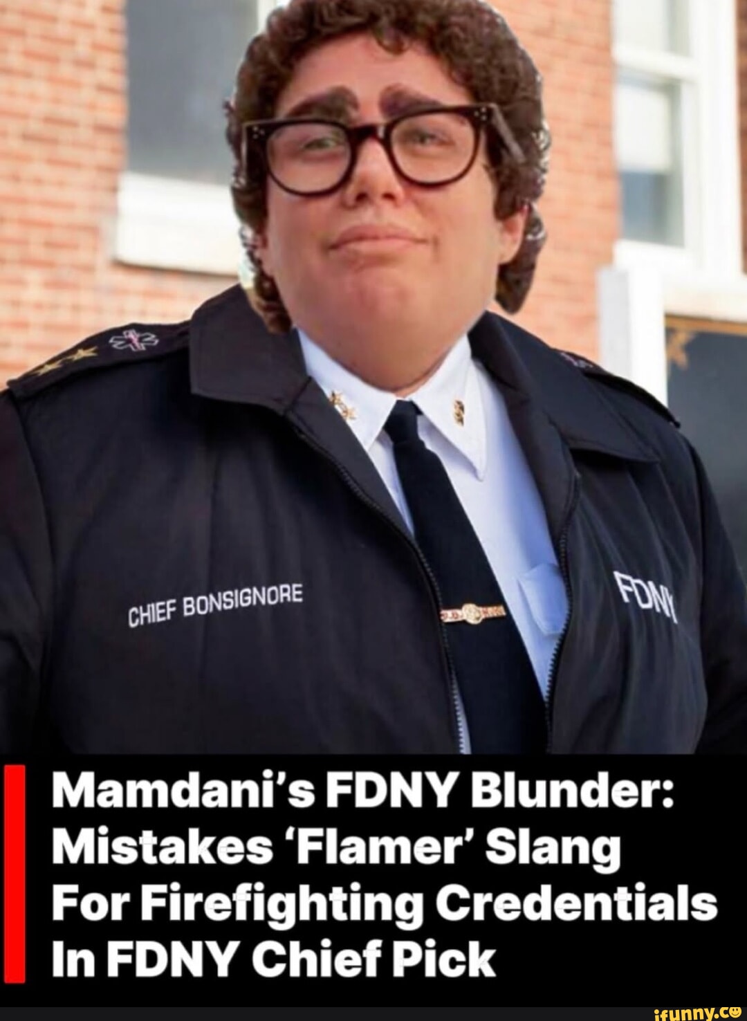 CHEF BONSIGNORE Mamdani's FDNY Blunder: Mistakes 'Flamer' Slang For ...