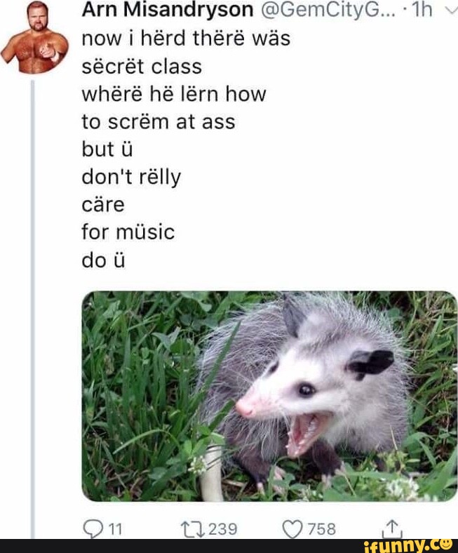 Arn Misaneryson @GemCityG... v now hrd thrrd was sccret class where he ...