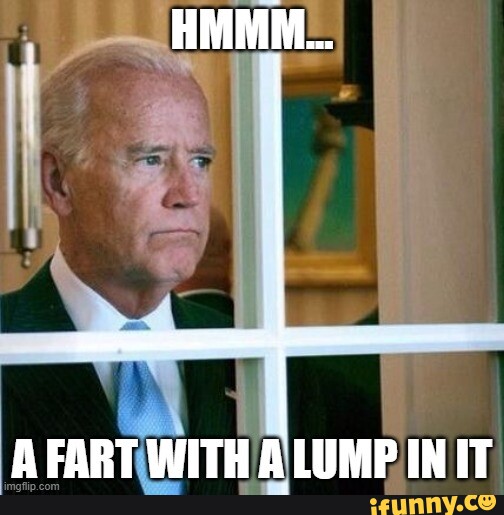 A FART WITH A LUMP IN IT - iFunny