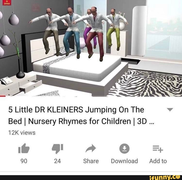 5 Little DR KLEINERS Jumping On The Bed I Nursery Rhymes for Children I ...