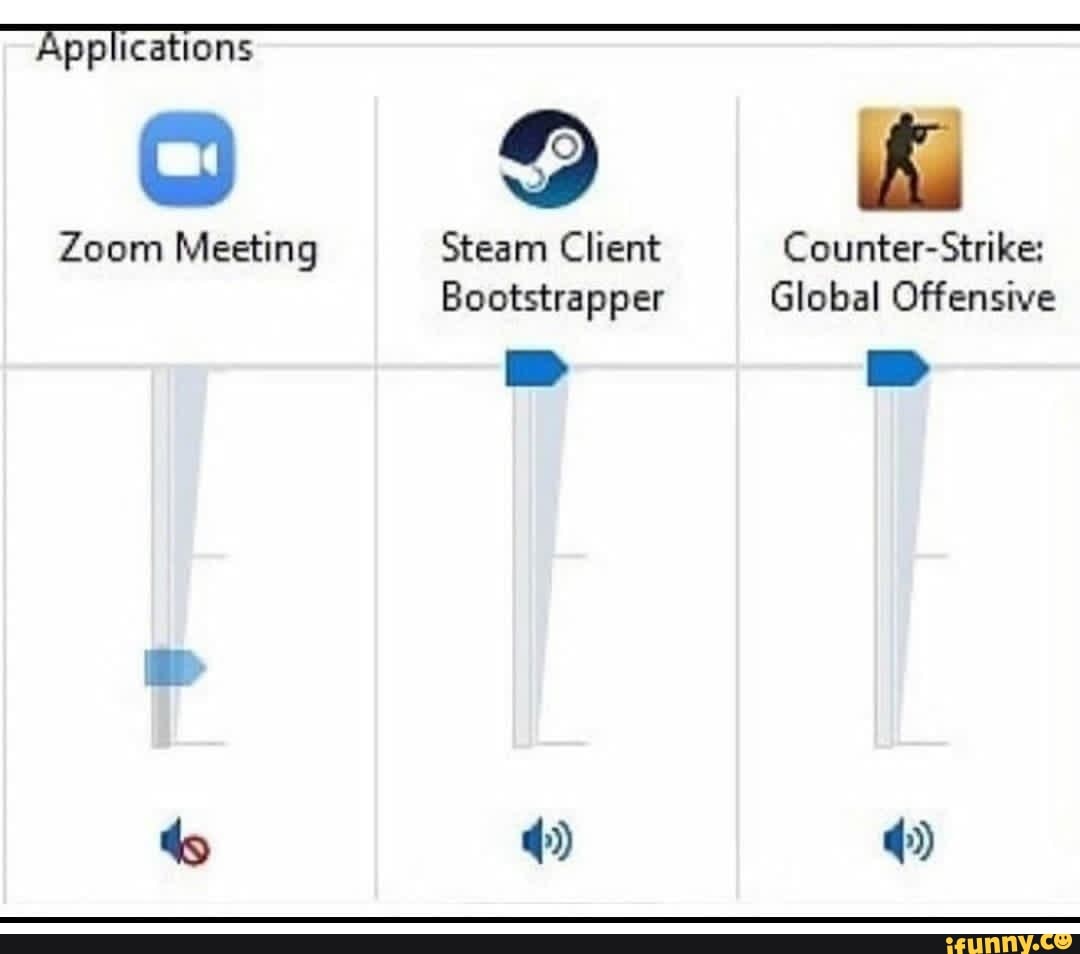Applications ff Zoom Meeting Steam Client Counter-Strike: Bootstrapper ...