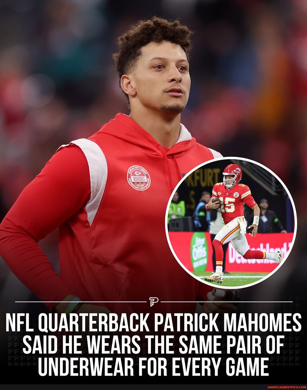 Kansas City Chiefs quarterback Patrick Mahomes has confirmed that he ...