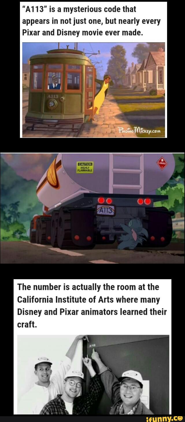 "A113" is a mysterious code that appears in not just one, but nearly ...