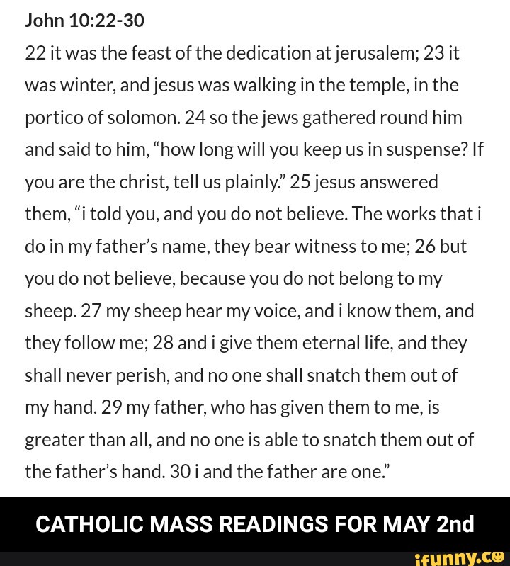 John 22 it was the feast of the dedication at jerusalem; 23 it was ...