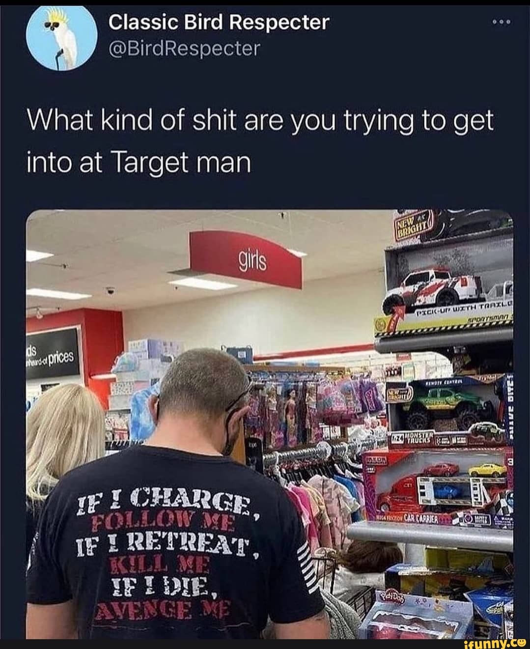 Op Classic Bird Respecter @BirdRespecter What kind of shit are you ...