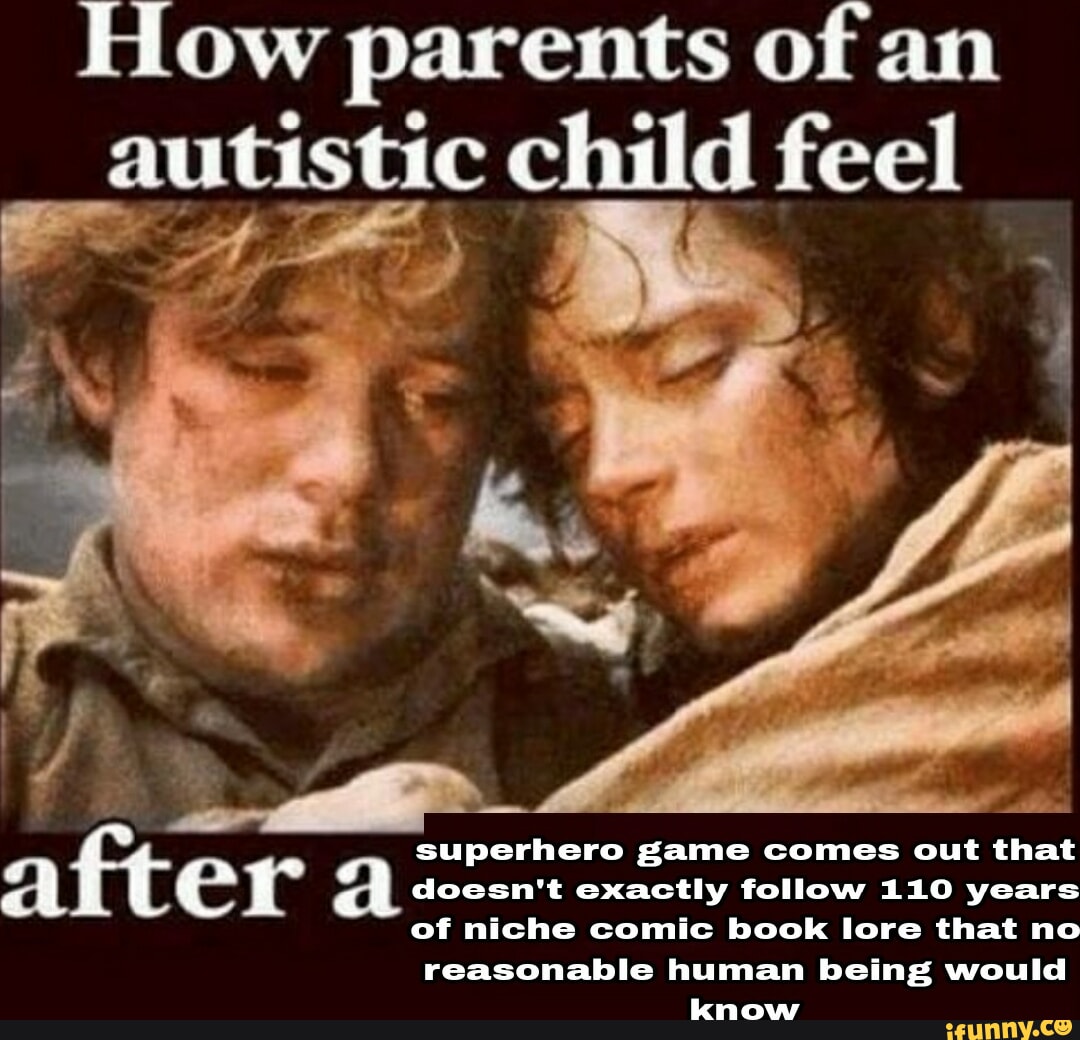 How parents of an autistic child feel I superhero game comes out that ...