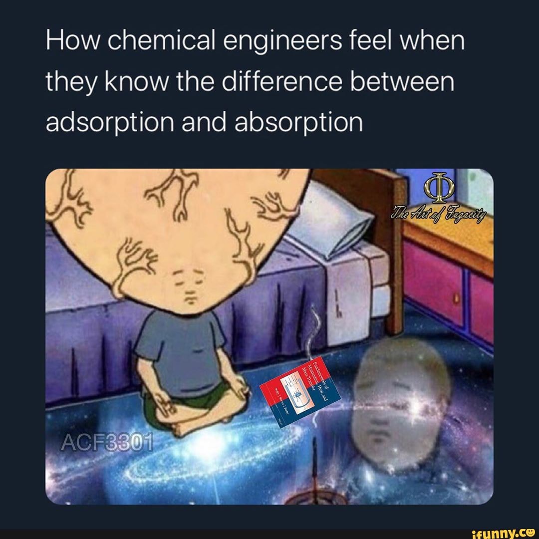 How chemical engineers feel when they know the difference between ...