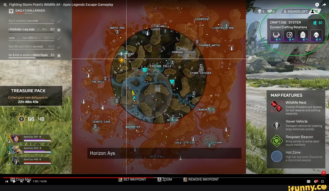 = Fighting Storm Point's Wildlife Al! - Apex Legends Escape Gameplay ...