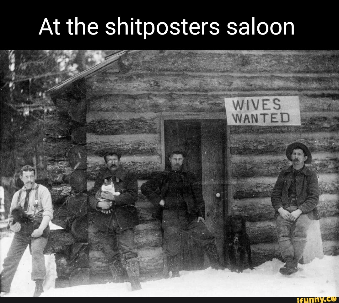 At the shitposters saloon -(WIVES I WaNTED - iFunny
