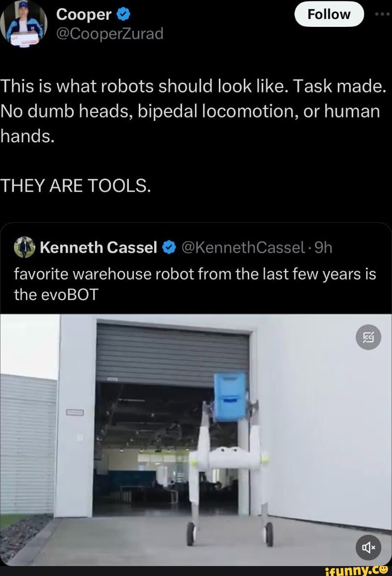 ) Cooper @CooperZurad This is what robots should look like. Task made ...
