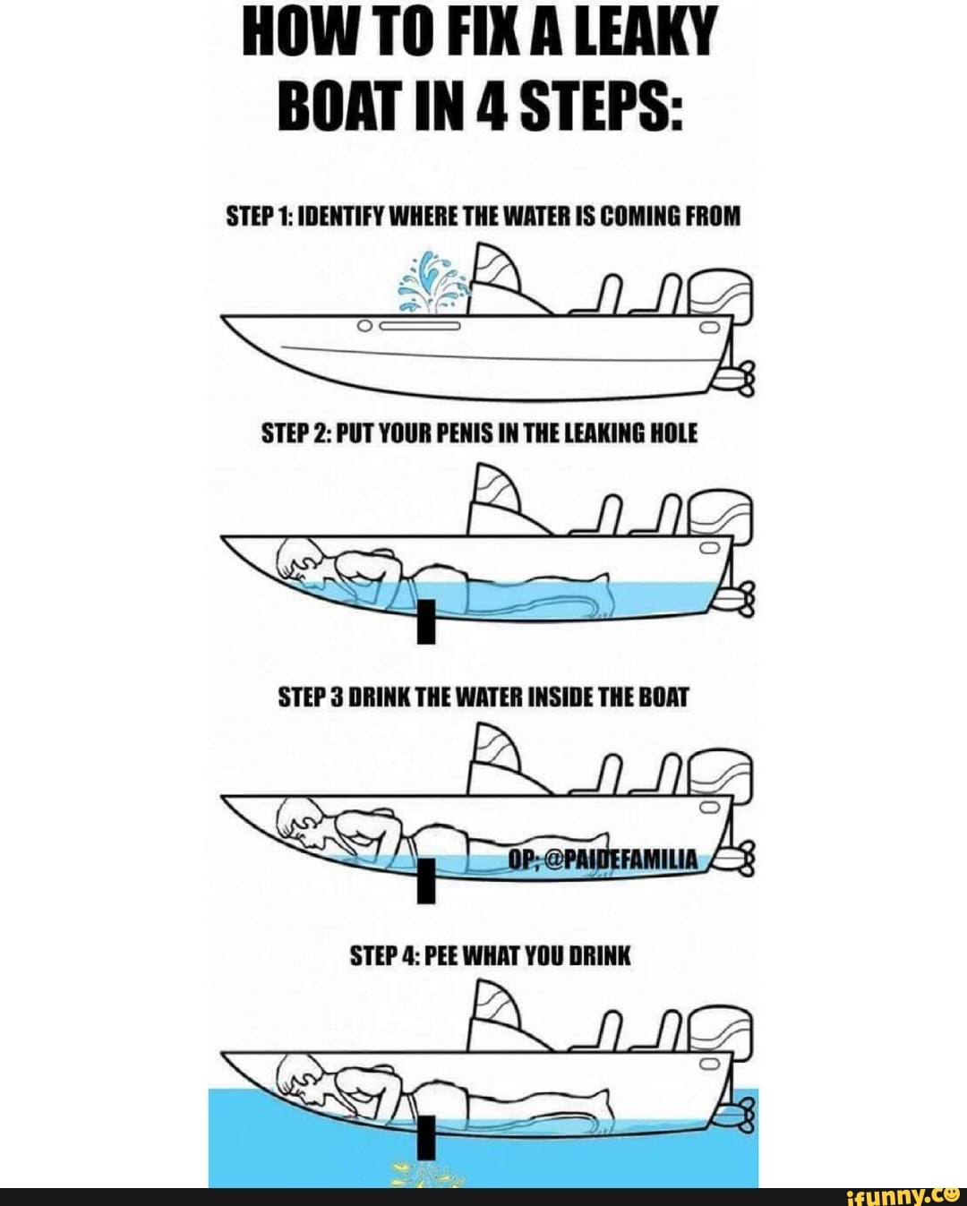 HOW TO FIX A LEAKY BOAT IN 4 STEPS: STEP 1: IDENTIFY WHERE THE WATER IS ...
