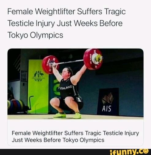 Female Weightlifter Suffers Tragic Testicle Injury Just Weeks Before ...