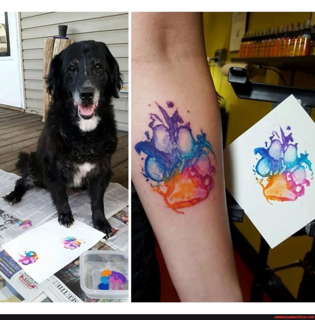 Dog Paw Prints Make The Most Pawesome Tattoos Ever, And Here’s The ...