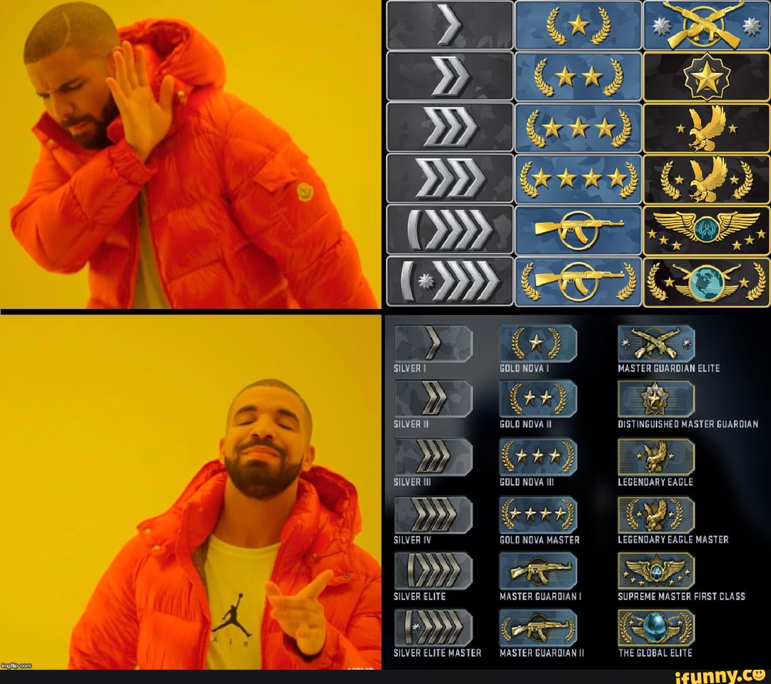 CS:GO Ranks 2017 - SILVER IV SILVER ELITE SILVER ELITE MASTER GOLO NOVA ...