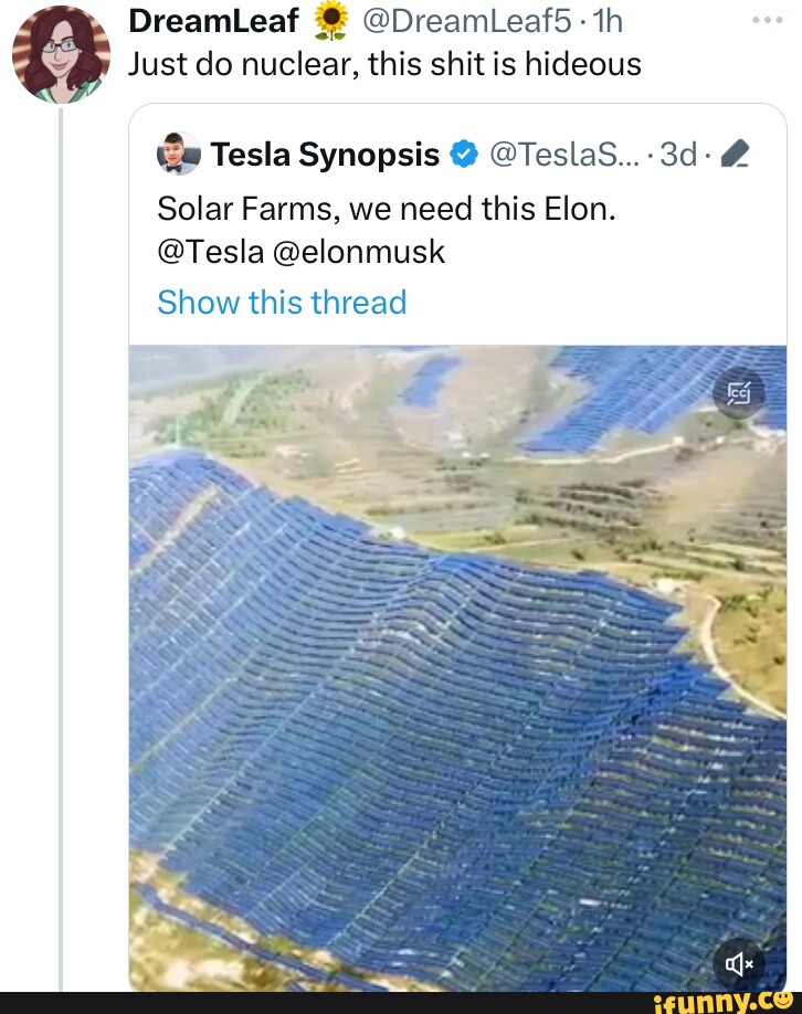 DreamLeaf @DreamLeaf5 th Just do nuclear, this shit is hideous Tesla ...